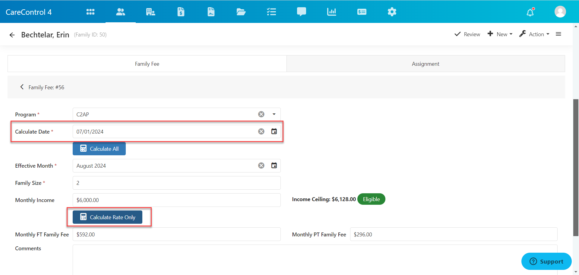 CareControl4: July 2024 Family Fee Schedule Update – MCT Technology, Inc.