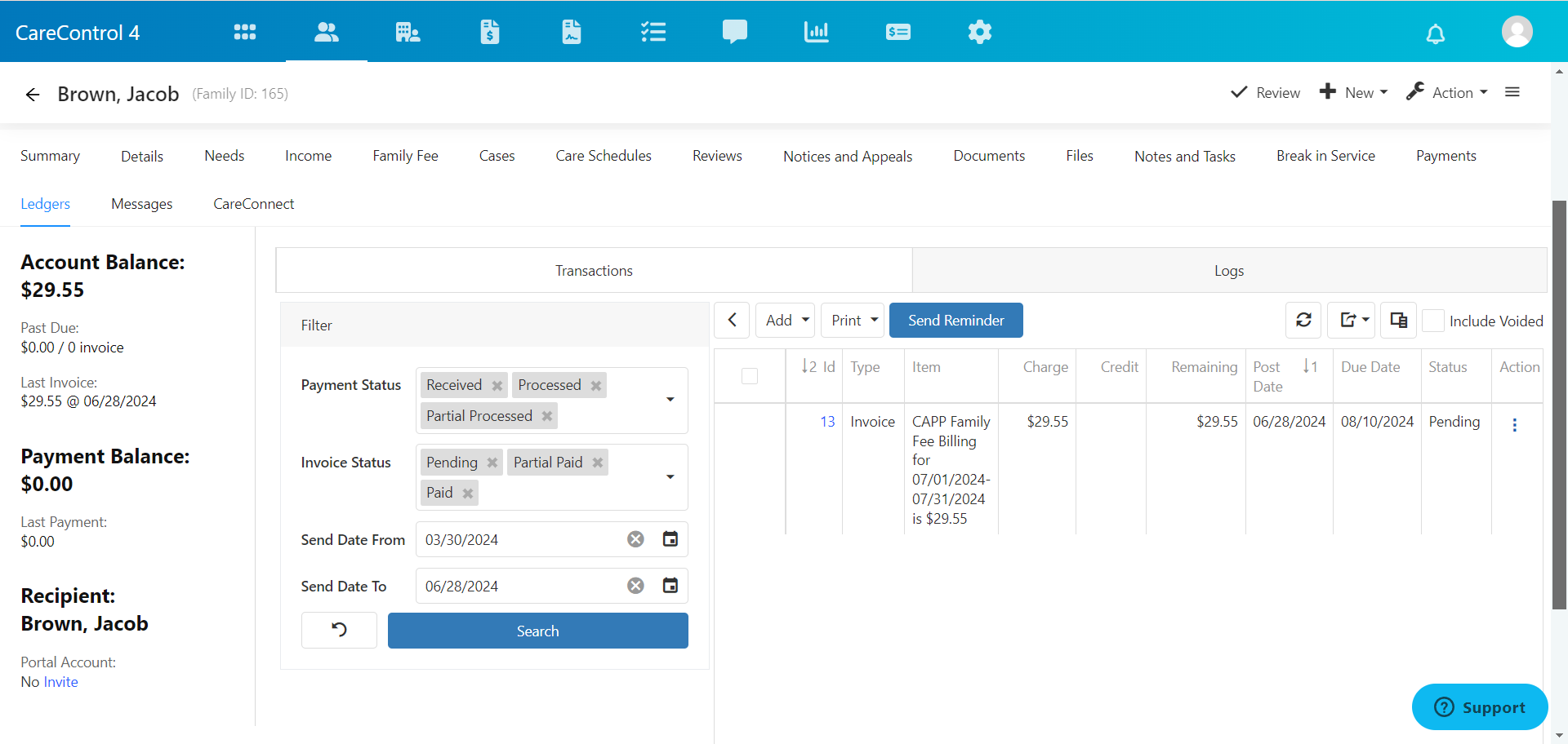 CareControl4: July 2024 Family Fee Schedule Update – MCT Technology, Inc.