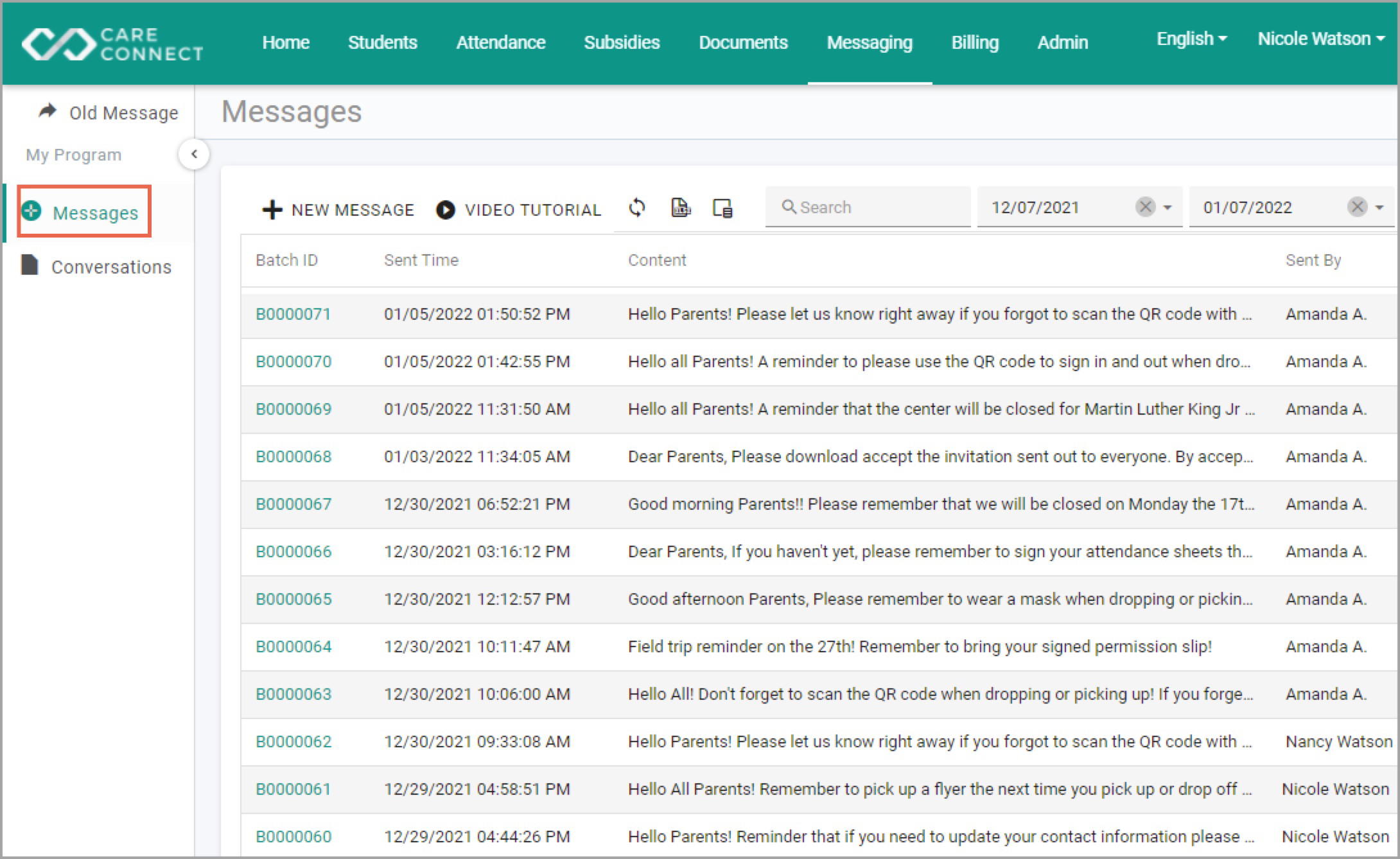 CareConnect - Sending Messages to Parents – MCT Technology, Inc.