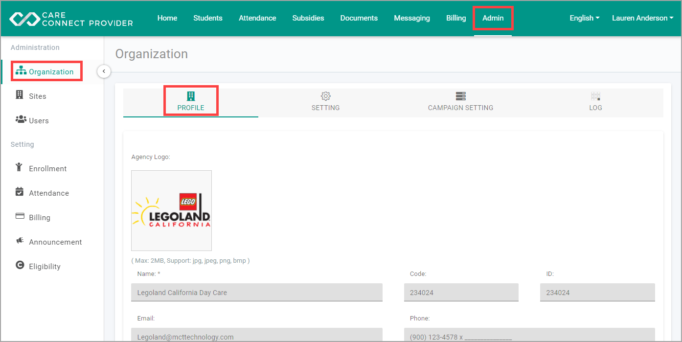 CareConnect - Configuring Organization – MCT Technology, Inc.